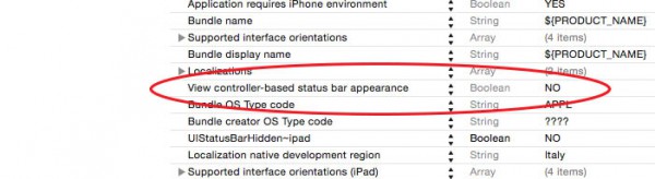 Objective C Status Bar Color