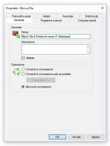 How to block File Sharing for one or more IP Addresses in Windows