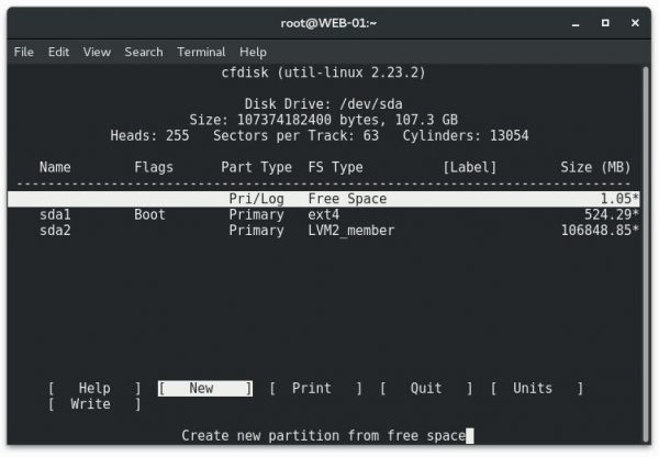 Extend A Disk Partition With Unallocated Disk Space In Linux Centos And More 