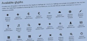 How to use Bootstrap 3 Glyphicons Halflings set with Bootstrap 4