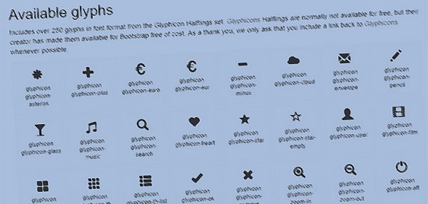 How to use Bootstrap 3 Glyphicons Halflings set with Bootstrap 4