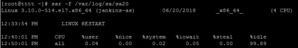 Sar System Activity Report Installation Commands And Guide