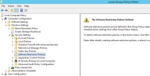 Windows - How to block exe files run with Software Restriction Policies