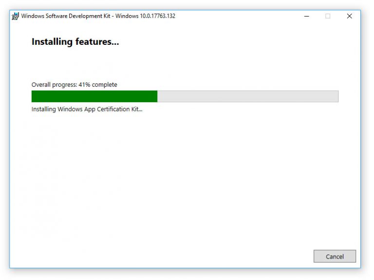 Visual Studio 2017 Installer Stuck at Win10SDK - How to fix
