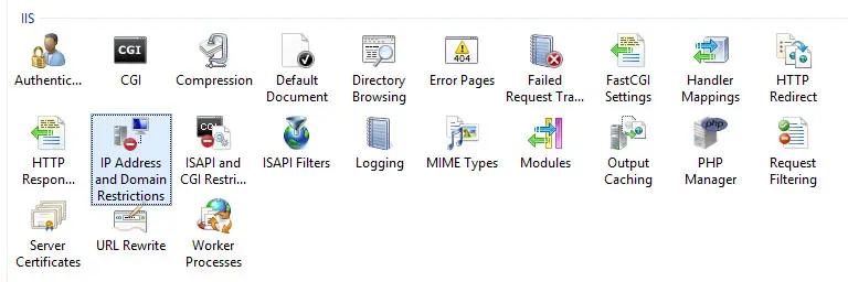 IIS - How to restrict a web site access to some IP addresses