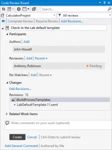 Review Assistant - Peer code review tool for Visual Studio