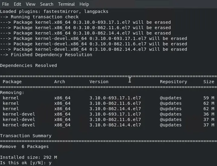 How To Clear Disk Space On Centos 7