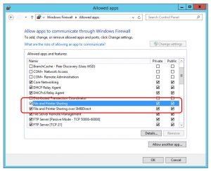 Windows - Allow UNC File Sharing through a LAN or VPN connection