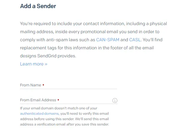 ASP.NET Core C# - Send email messages with SendGrid API