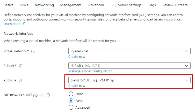 How to create an Azure SQL Virtual Machine