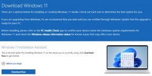 Windows 11 official update available - Download Link