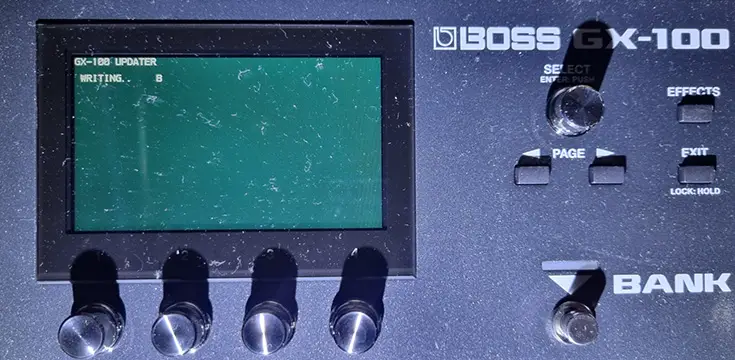 Boss GX-100 Firmware Update Guide